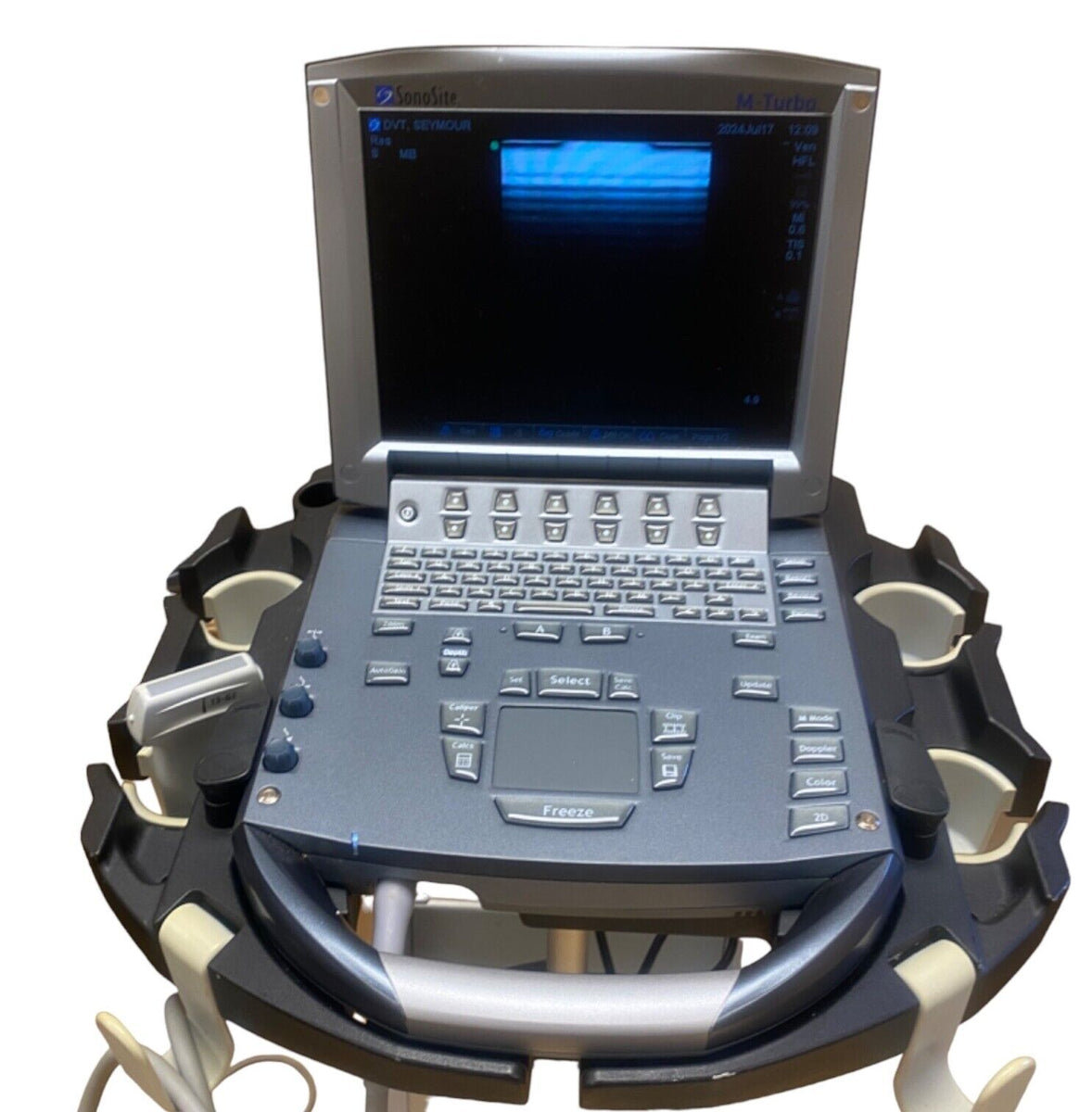 Sonosite M-Turbo Portable Ultrasound 2020 with HFL38x Linear array pro ...