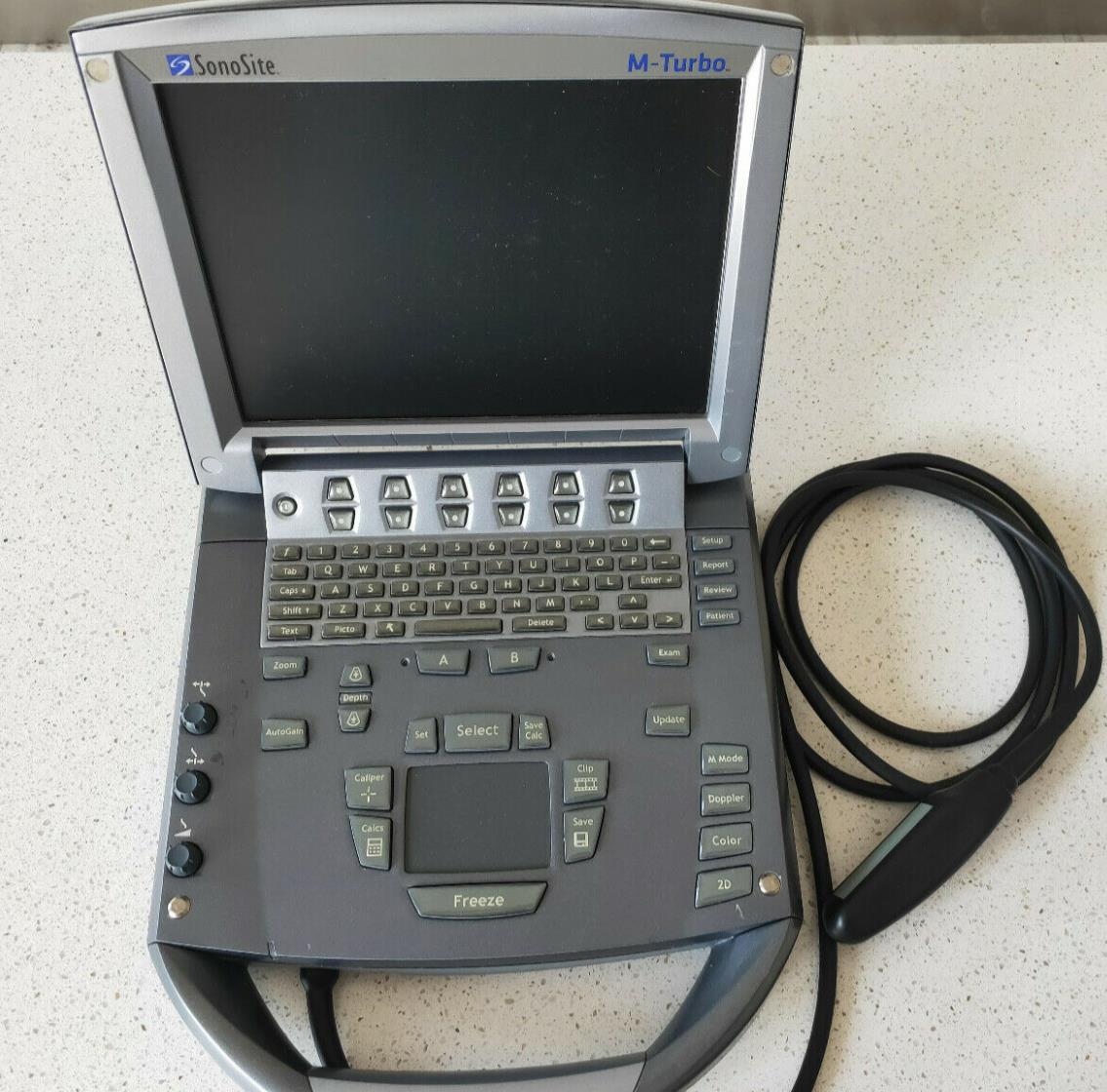 Veterinary SonoSite M Turbo Vet Ultrasound Machine With Rectal Probe L ...