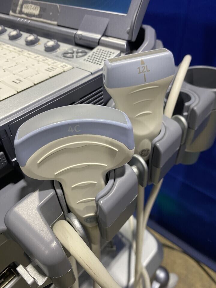 GE Logiq E Ultrasound System with two probes: 12L and 4C Probes- 2011 ...