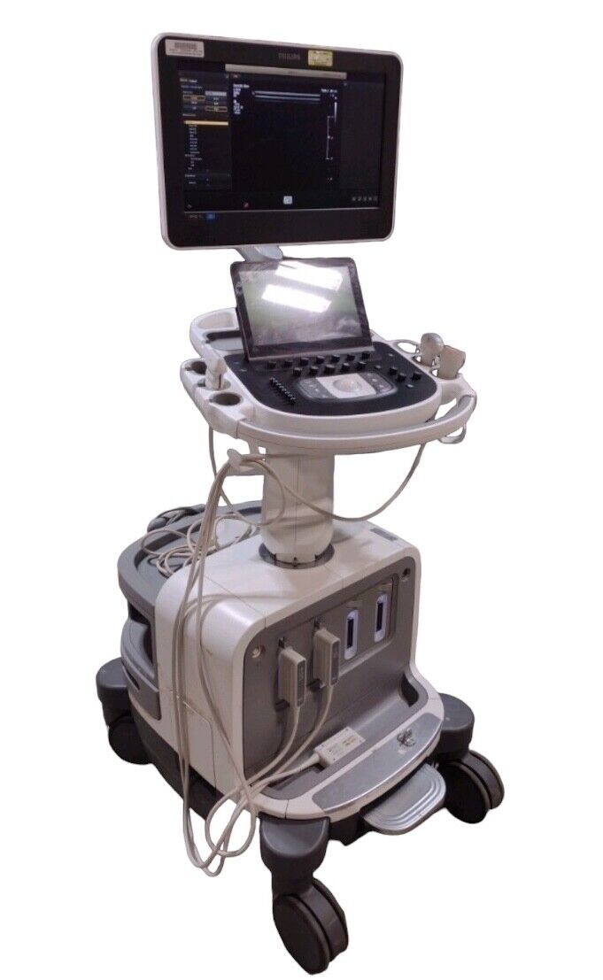 PHILIPS EPIQ 7G ULTRASOUND MACHINE WITH 3 PROBES L12-3, C5-1 , L18-5 0 ...