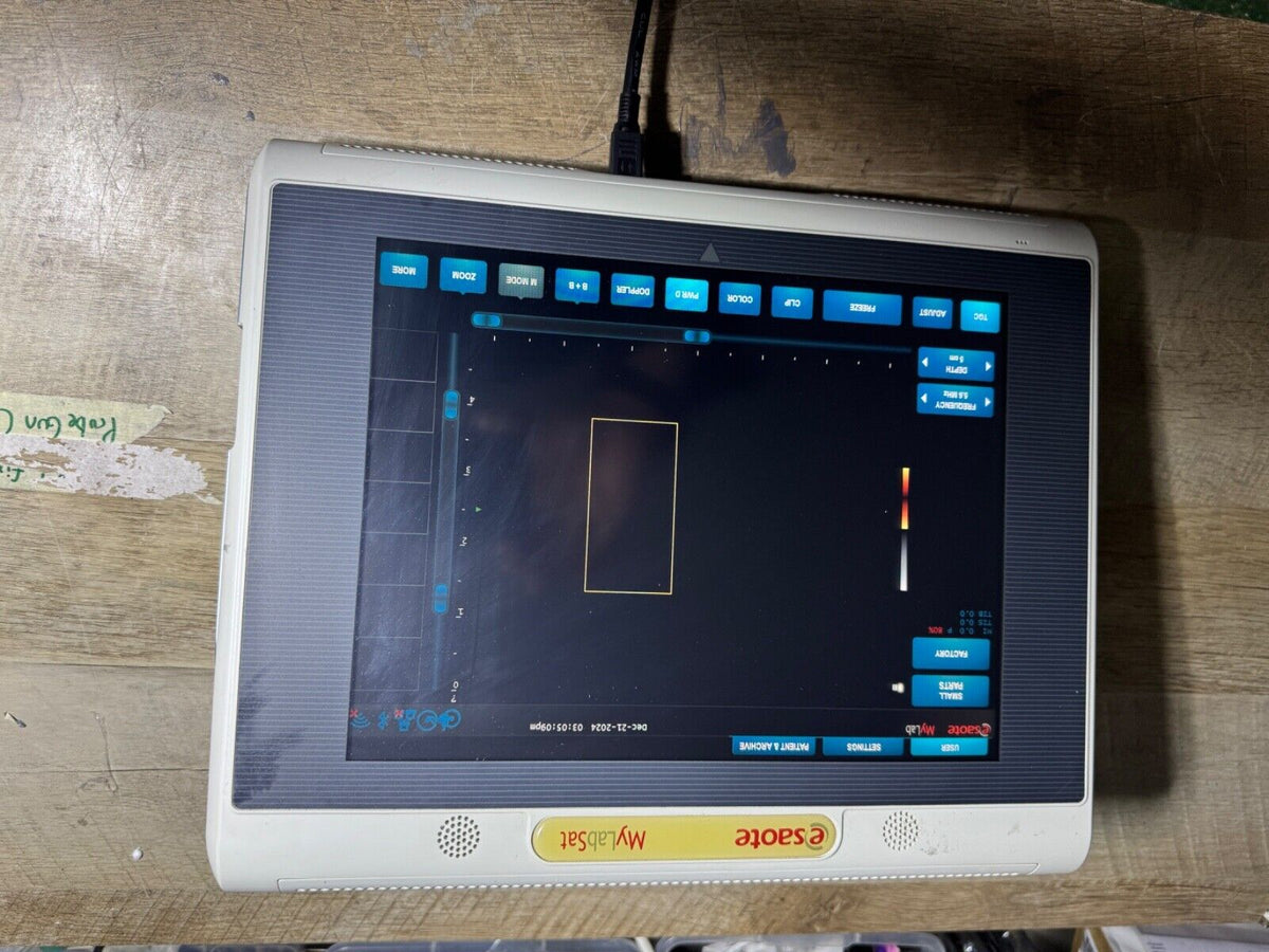 Esaote MyLabSat Mylab Sat Portable Ultrasound Cardiac Vascular 2013 mo ...