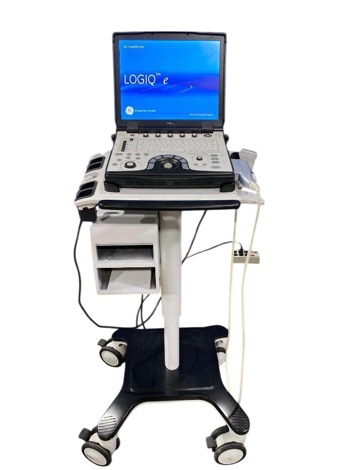 GE Logiq E 2016 Portable Ultrasound R9, BT12 With L4-12T Probe, Cart ...