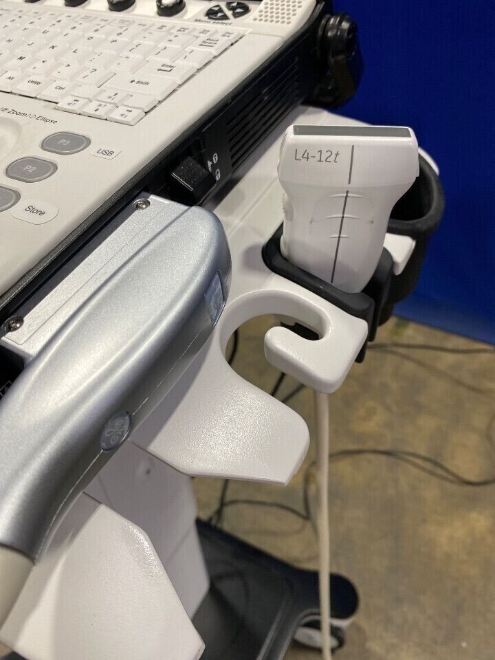 GE Logiq E 2017 Portable Ultrasound R9, BT12 With L4-12T Probe, Cart ...