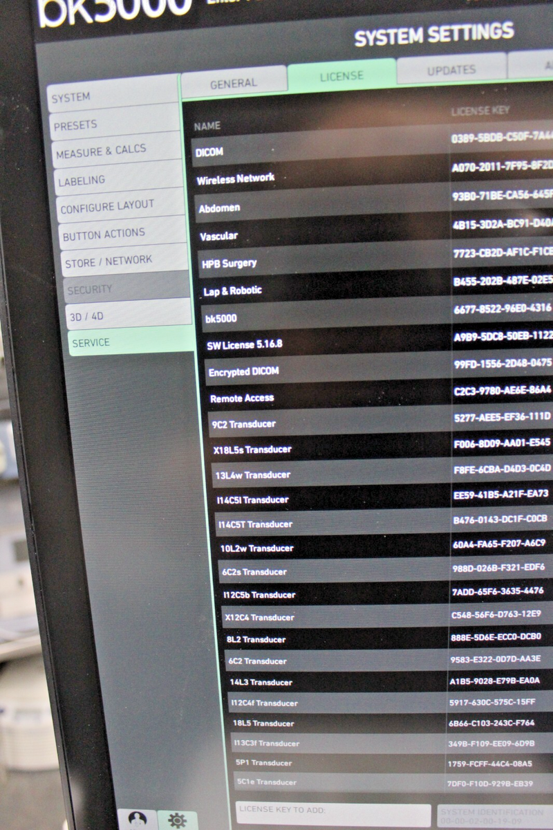 BK B&K Medical BK-5000 Ultrasound With Linear Array 18L5 TL Probe 2022 ...