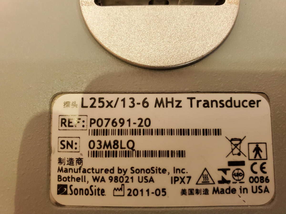 SonoSite L25X Linear array probe L25X 13-6Mhz Transducer – KeeboMed