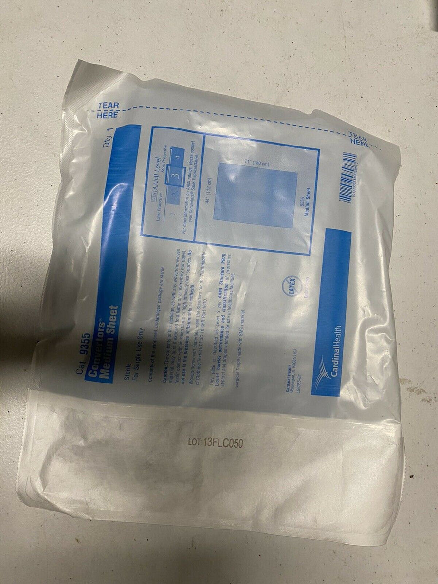 CARDINAL HEALTH 9355 Convertors Half Sheet, Level 3, 44x71”. Box Of 20 ...