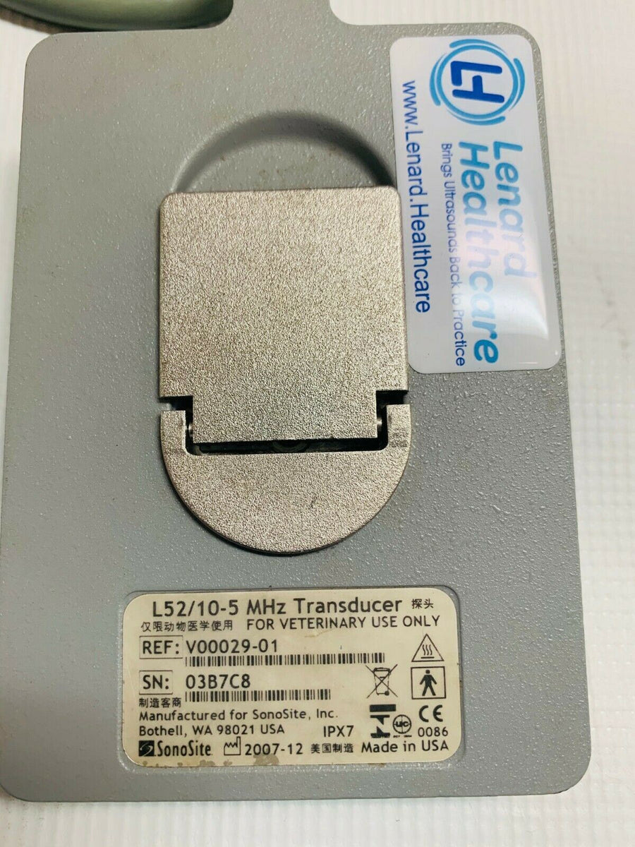 Veterinary Rectal Linear probe L52x For Sonosite portable ultrasounds ...
