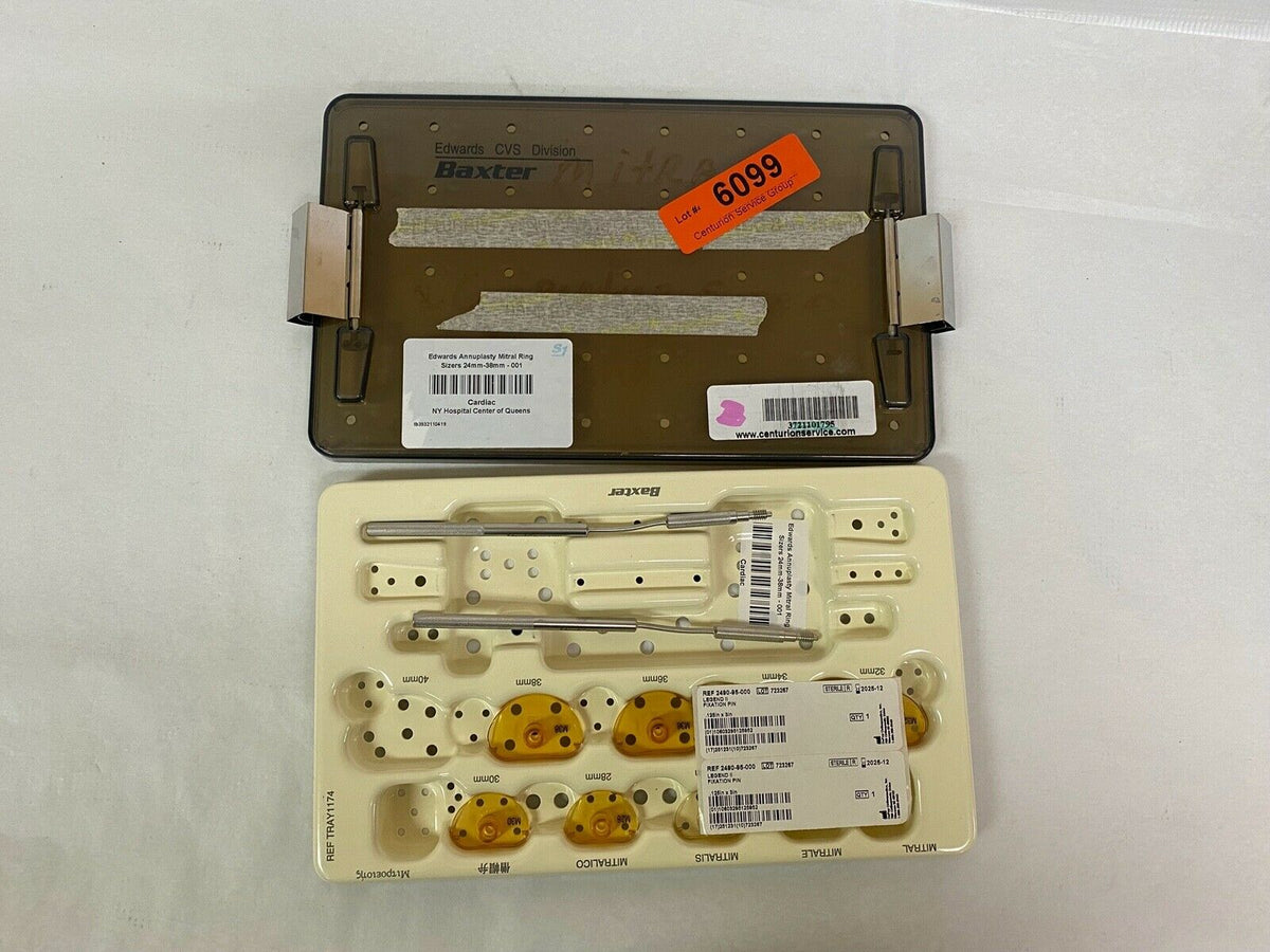 Edwards CVS Division Baxter Annuloplasty Mitral Ring Sizers 24-38mm ...
