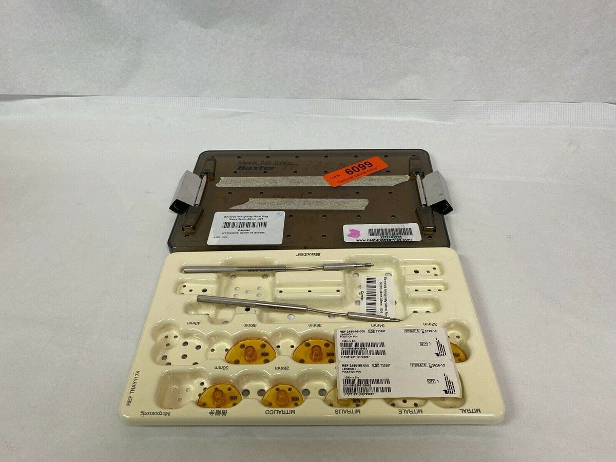 Edwards CVS Division Baxter Annuloplasty Mitral Ring Sizers 24-38mm ...