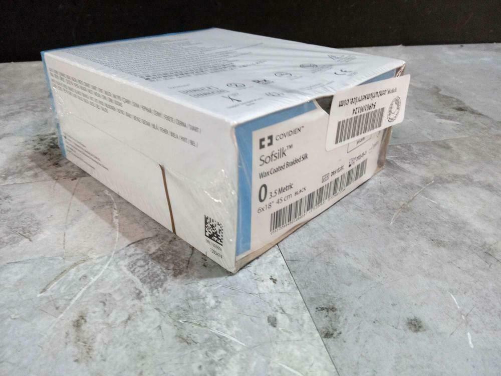 SOFSILK COVIDIEN LP WAX COATED BRAIDED SILK Sutures size 0 – KeeboMed