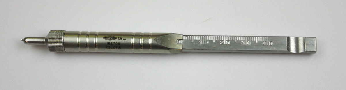 Veterinary Orthopedic Instrument - Depth Gauge 0-40 mm - Stainless | K ...