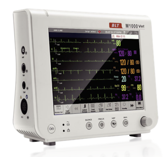 Veterinary Patient Monitor & All Accessories Biolight BLT M1000Vet 6 P ...