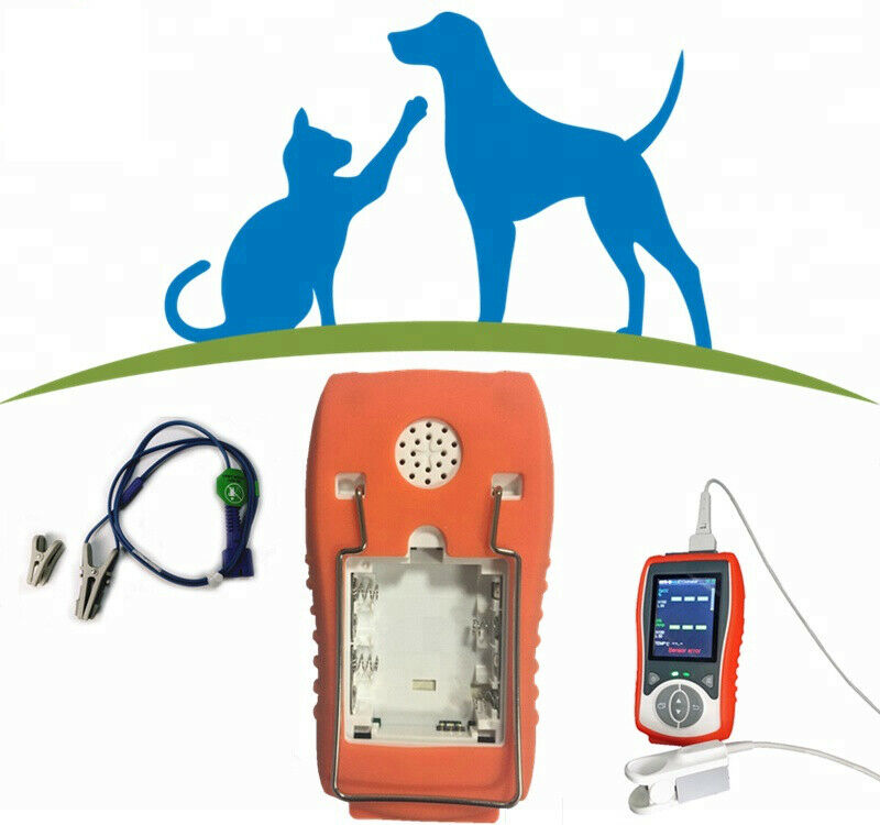 Handheld Veterinary Pulse Oximeter, Animal Sensor Handheld Pulse Machi ...