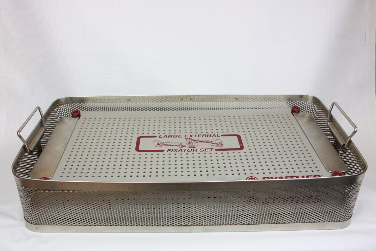 Synthes Large External Fixator Set Graphic Sterilization Case - No Ins ...