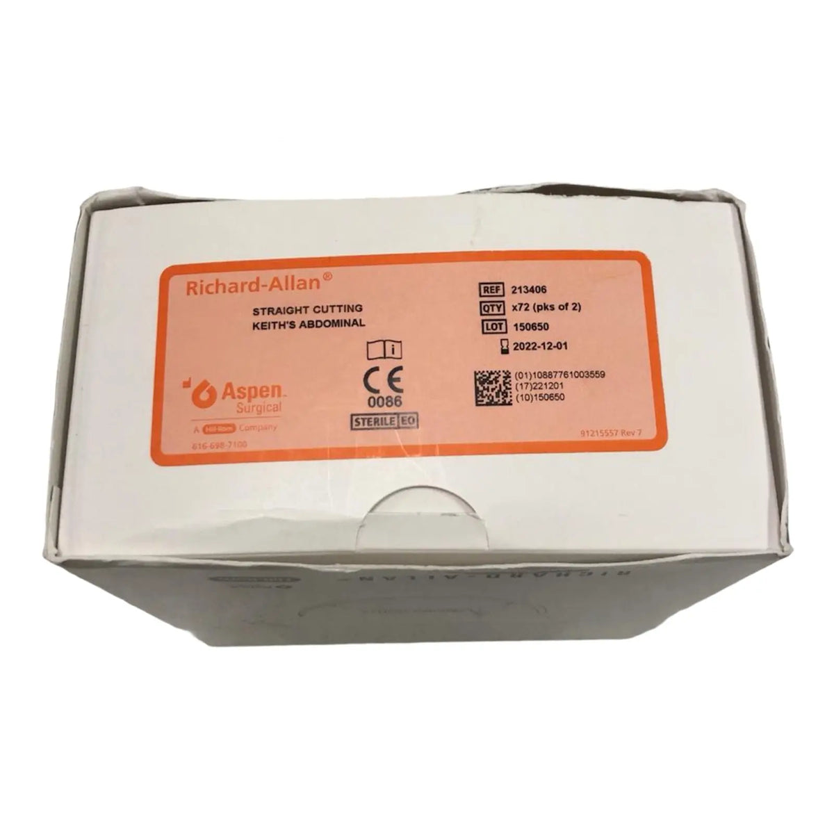 Richard-Allan Straight Cutting Keith's Abdominal Surgical Needles ...