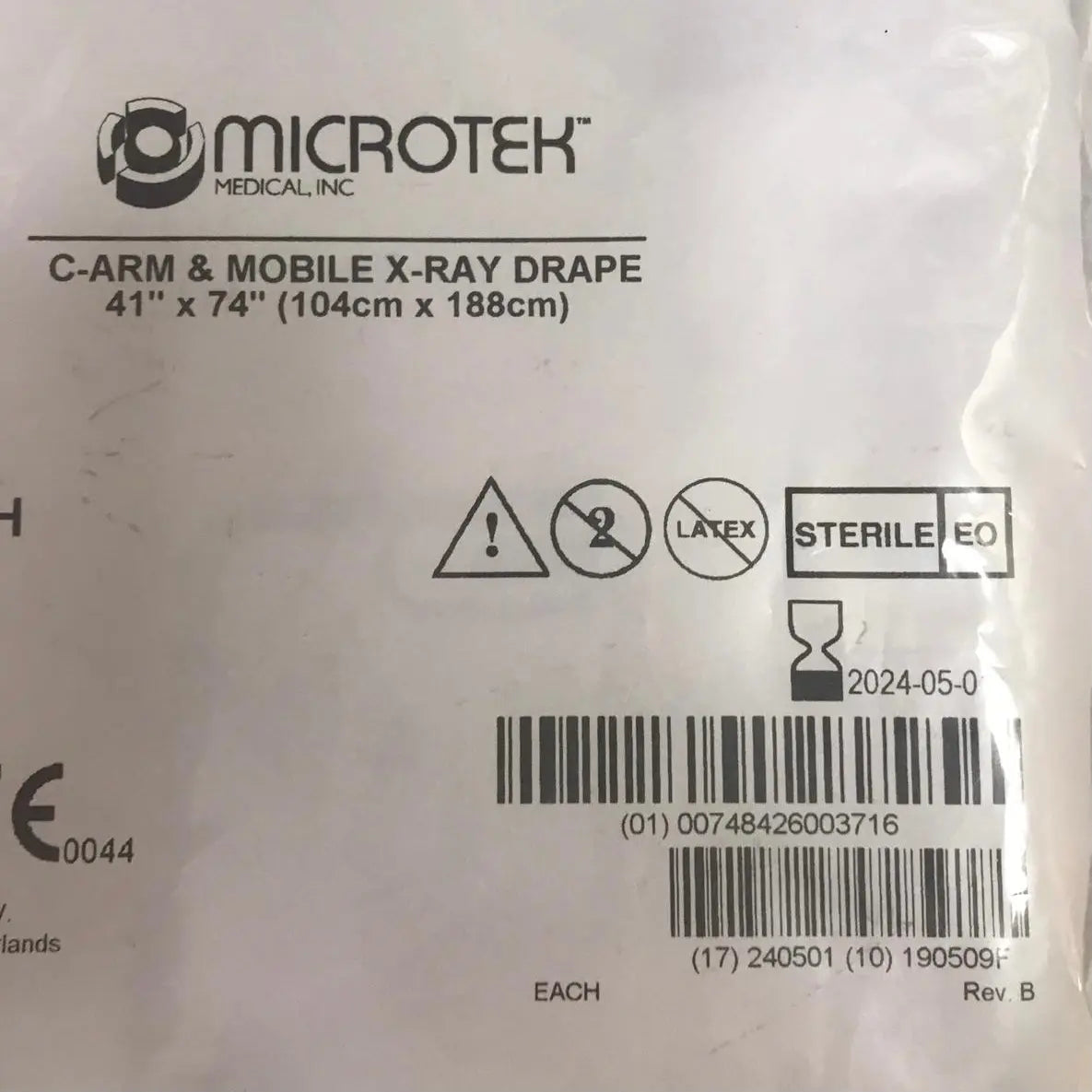 Microtek 2222505H C-Arm & Mobile X-Ray Drape | KeeboMed CEM