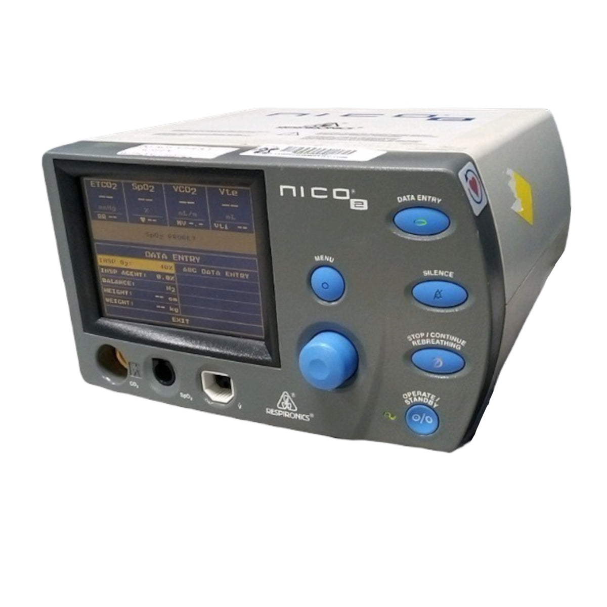 Respironics NICO2 7600 Non-Invasive Cardiac Monitor | KeeboMed
