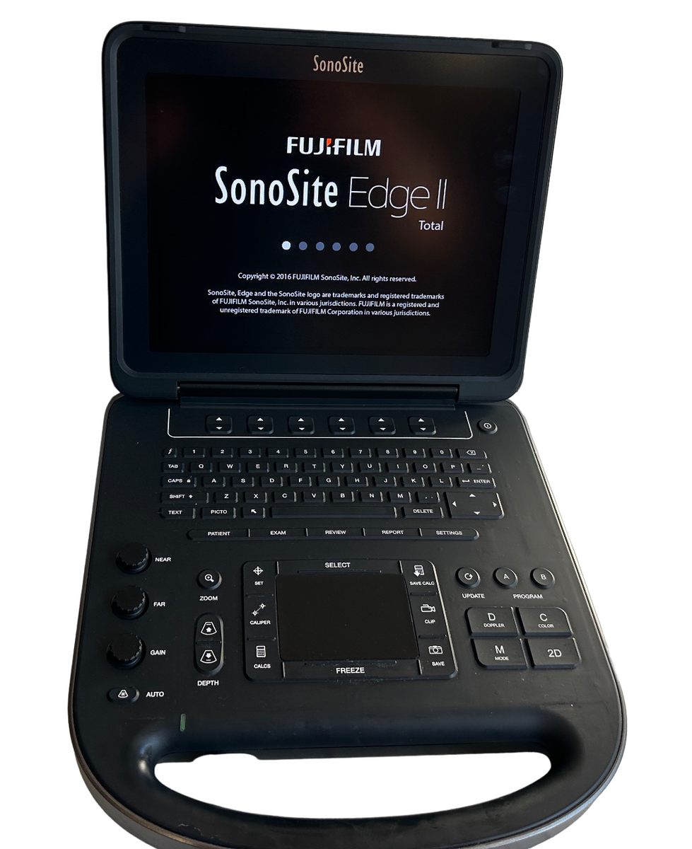 Sonosite Edge II Ultrasound 2017/Color Package DICOM, with rC60Xi Prob ...