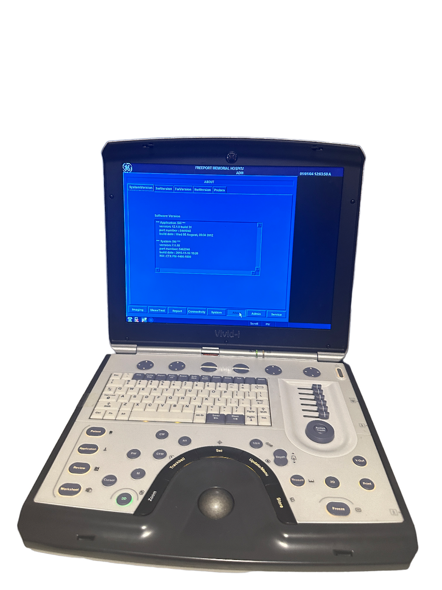 GE Vivid I Color Doppler Ultrasound & 3S-RS Phased Array Cardiac Probe ...