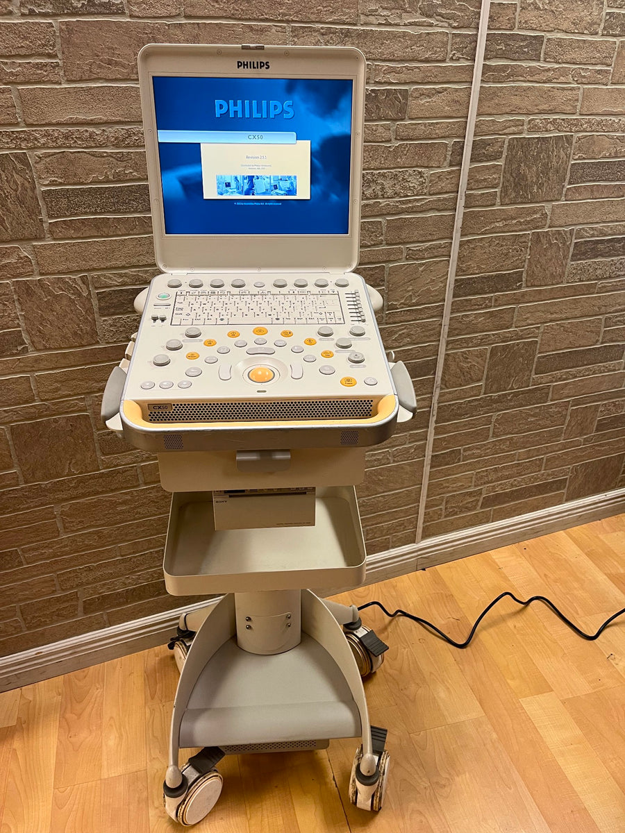 Philips CX50 Ultrasound Scanner Machine 2011 with cart – KeeboMed