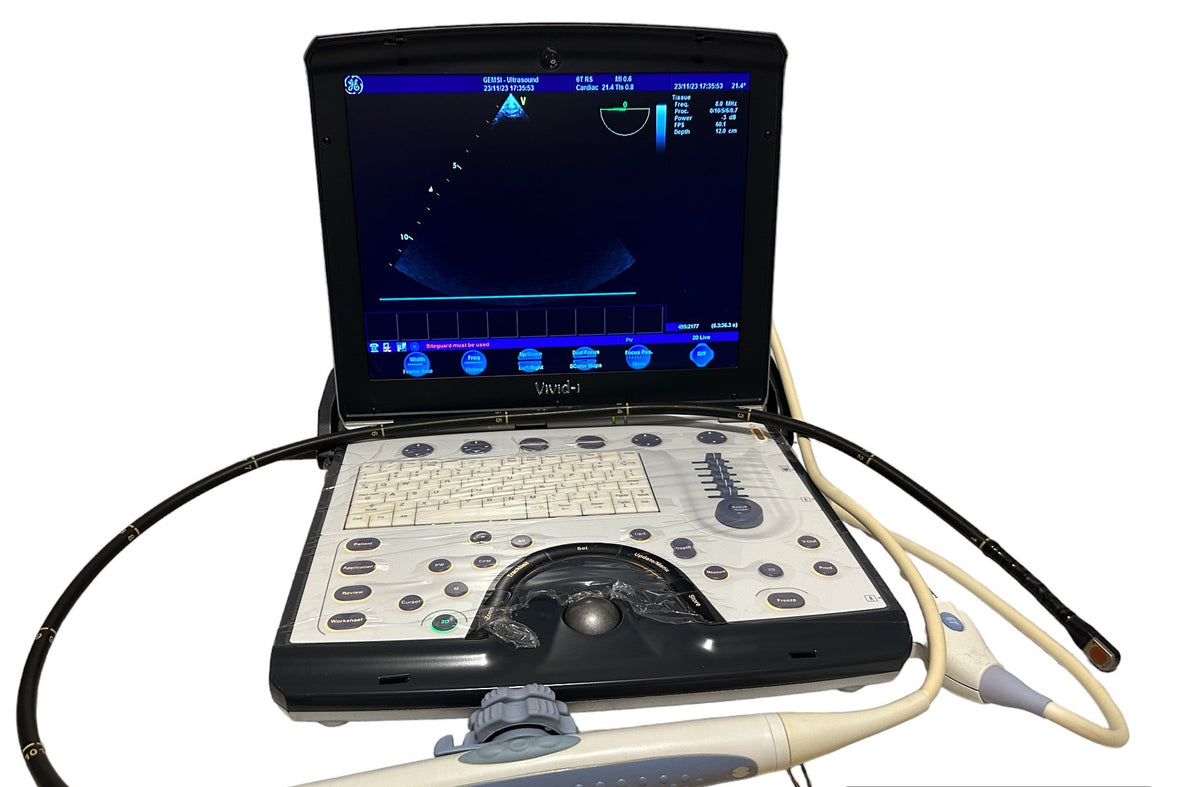 GE Vivid I Color Doppler Ultrasound & 6T TEE Probe – KeeboMed