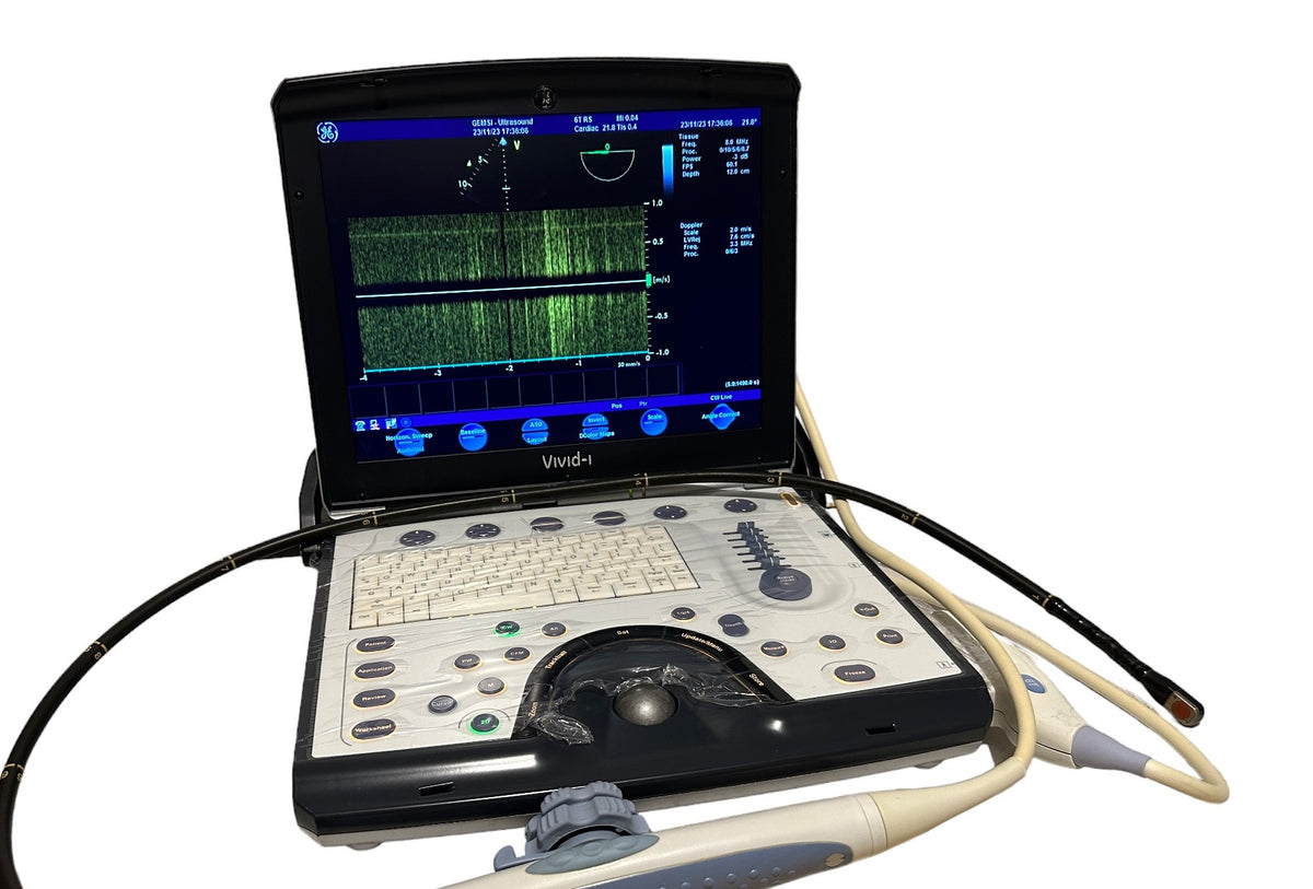 GE Vivid I Color Doppler Ultrasound & 6T TEE Probe – KeeboMed