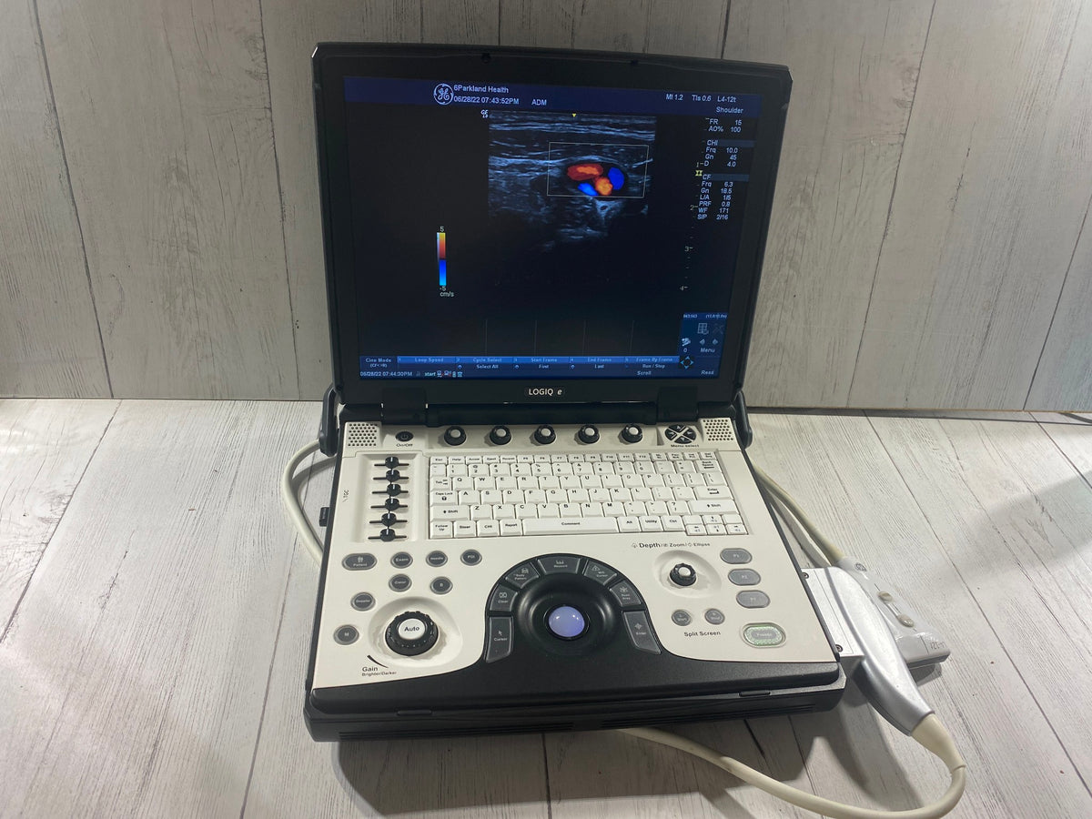 GE LOGIQ E Next Generation Ultrasound Machine & 3S-RS Cardiac Probe BT ...