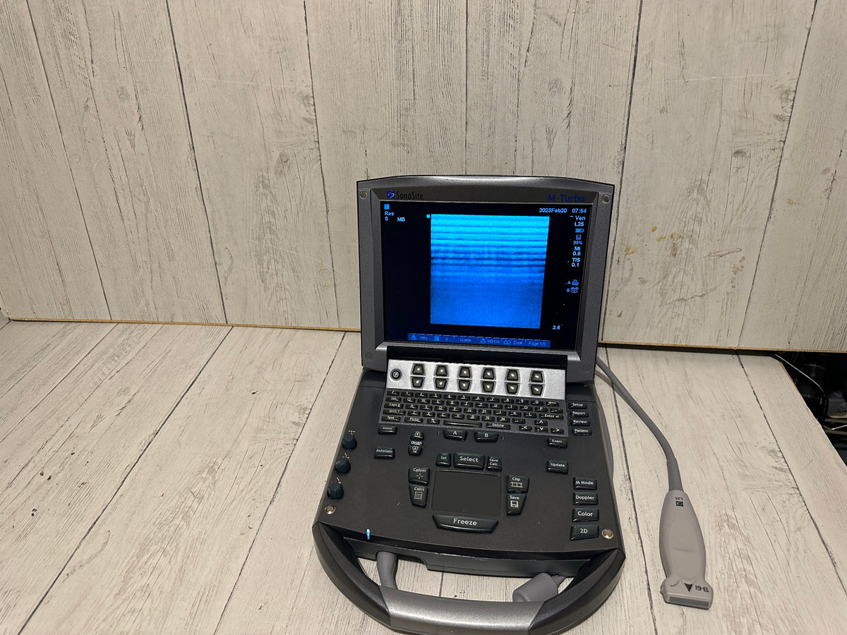 SonoSite M-Turbo Portable Ultrasound 2013 with Mini Dock Station – KeeboMed