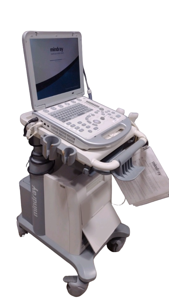 MINDRAY M7 PORTABLE ULTRASOUND MACHINE & ONE PROBE L14-6S AND CART ...